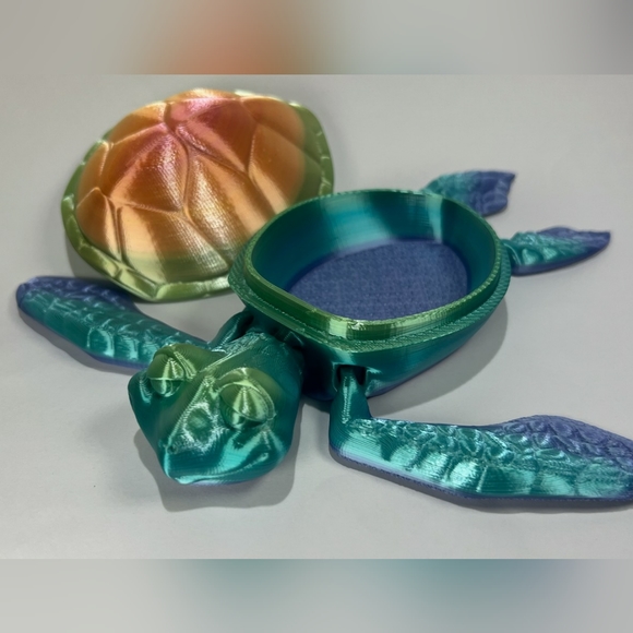 Hand Crafted | Other | 3d Printed Turtle Trinket Box | Poshmark